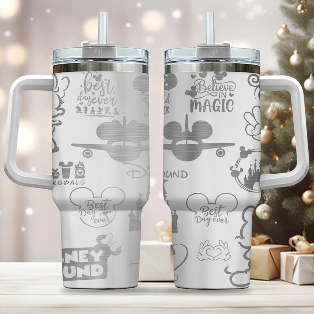 Disney 40oz Stanley Tumbler Mickey Minnie Mouse 40oz Stanley - Etsy