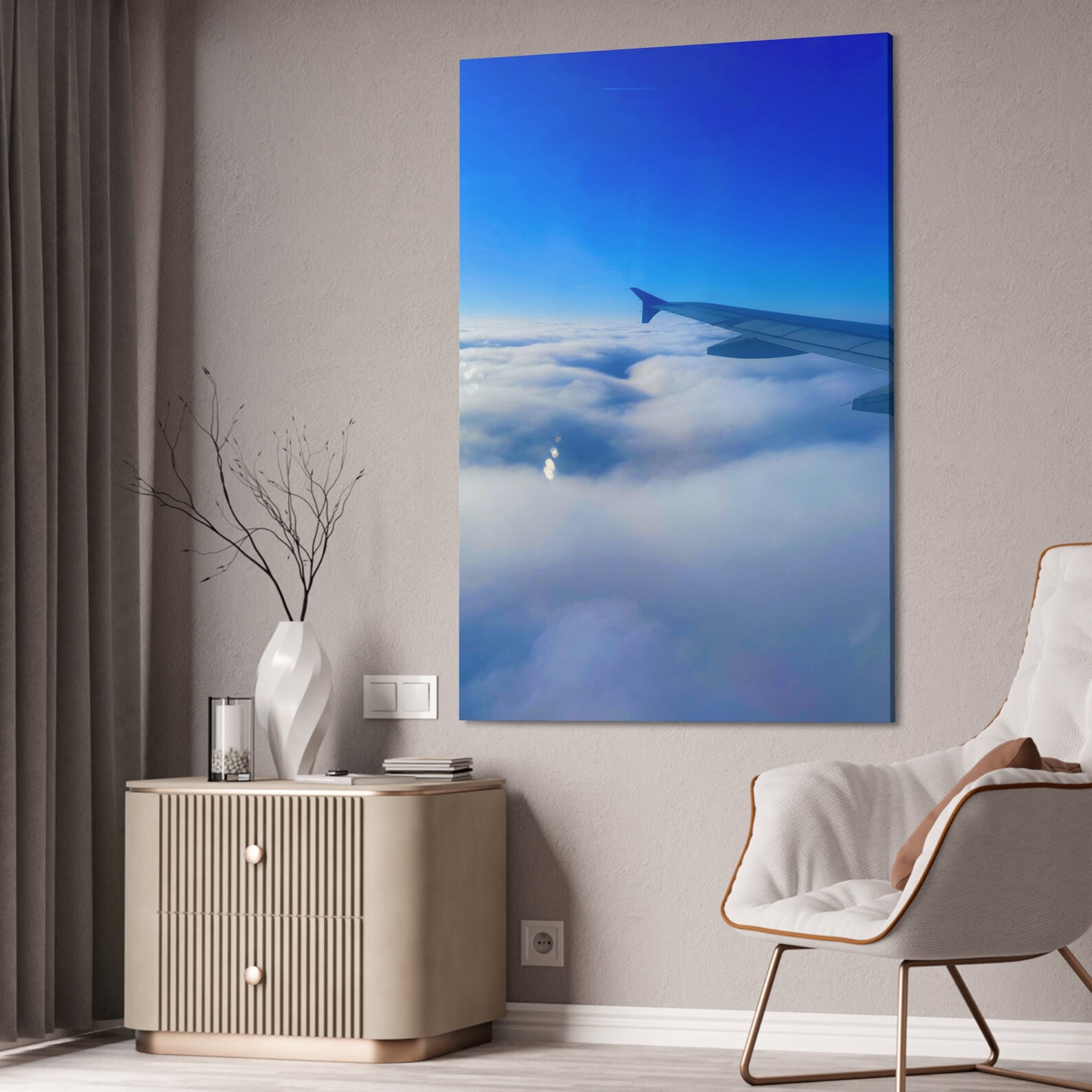 Sky High, Canvas Stretched, 1.5'', Canvas, Wall Art, Wall Décor ...