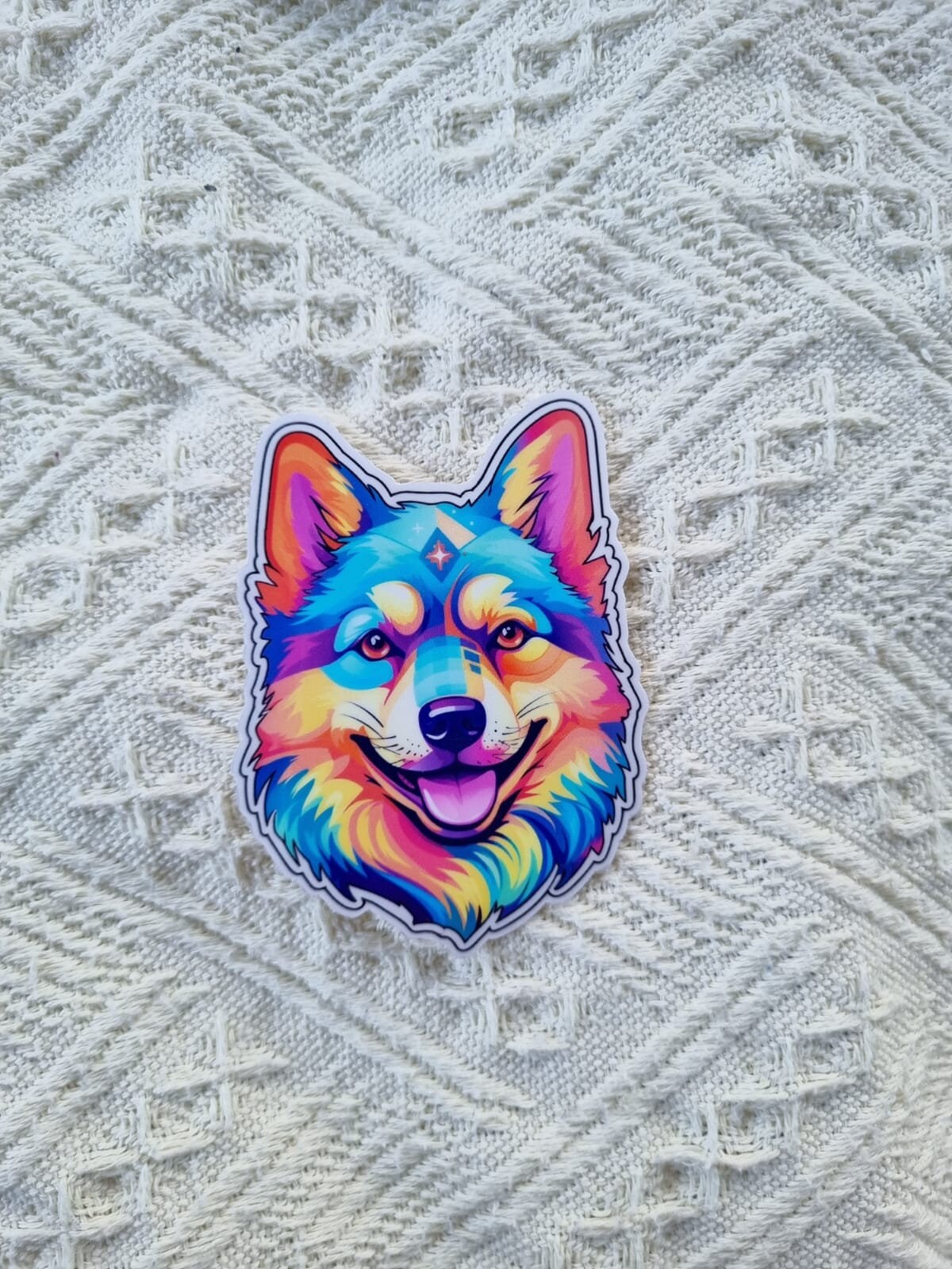 Wolf Vinyl Waterproof Sticker, Laptop Sticker, Car Decal, Water Bottle ...