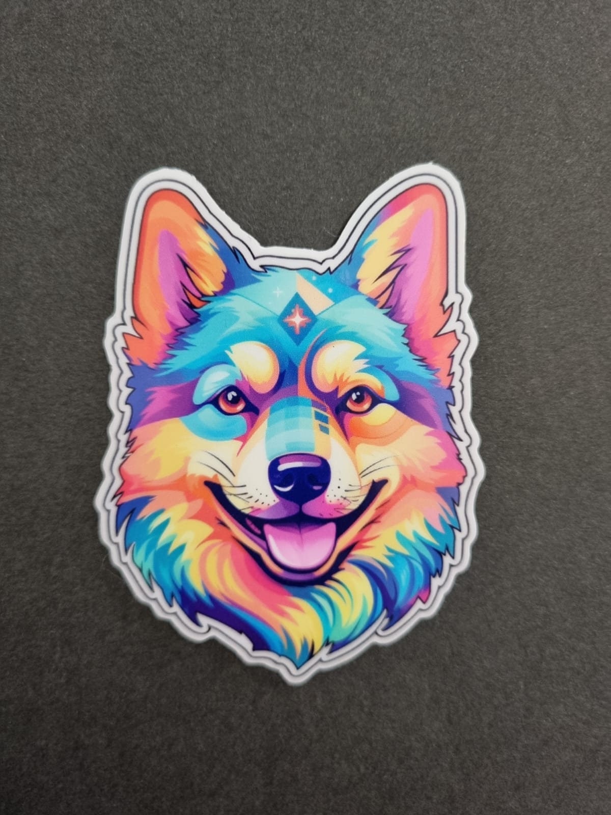 Wolf Vinyl Waterproof Sticker, Laptop Sticker, Car Decal, Water Bottle ...