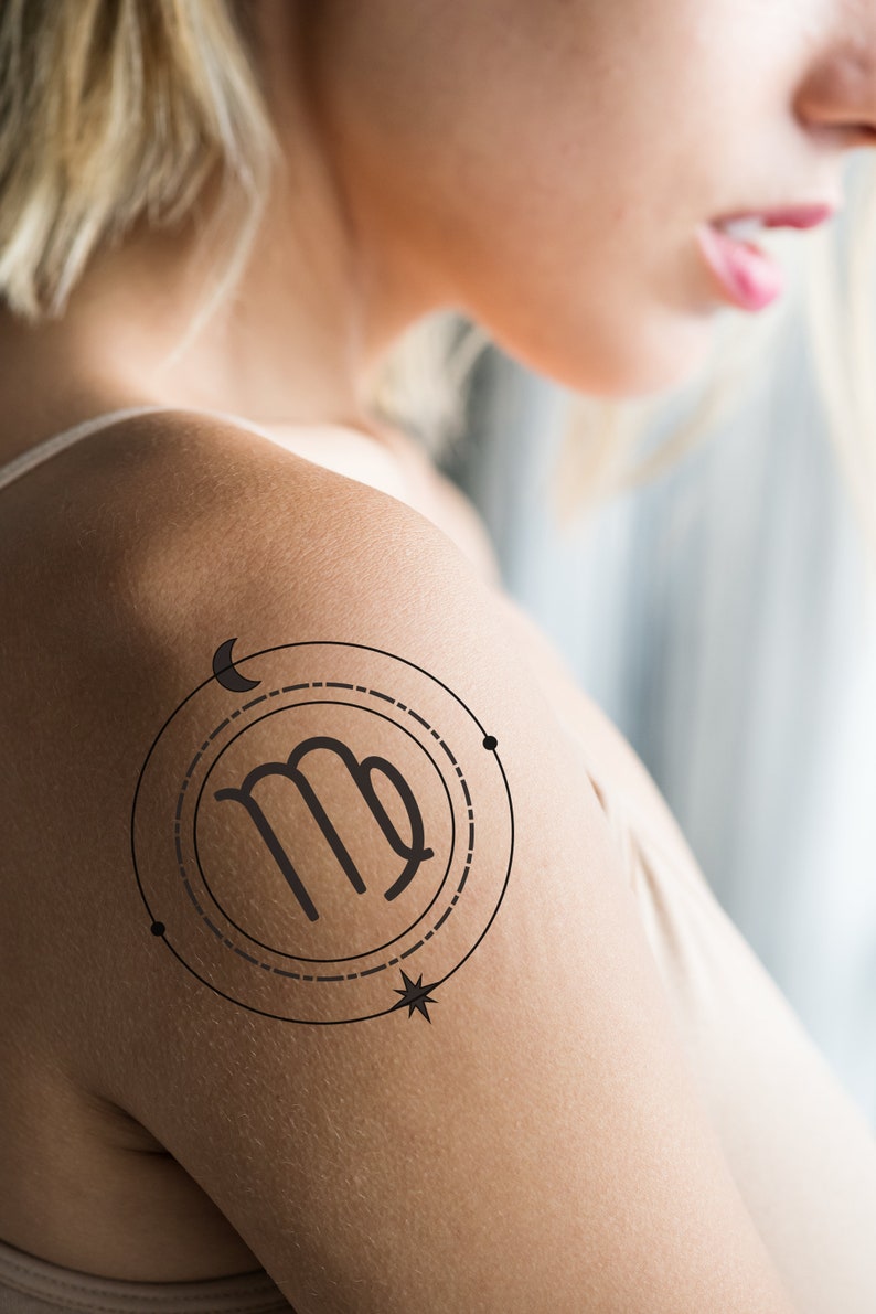 Zodiac Signs Tattoo Design Digital Download | Horoscope Symbol Art - Etsy