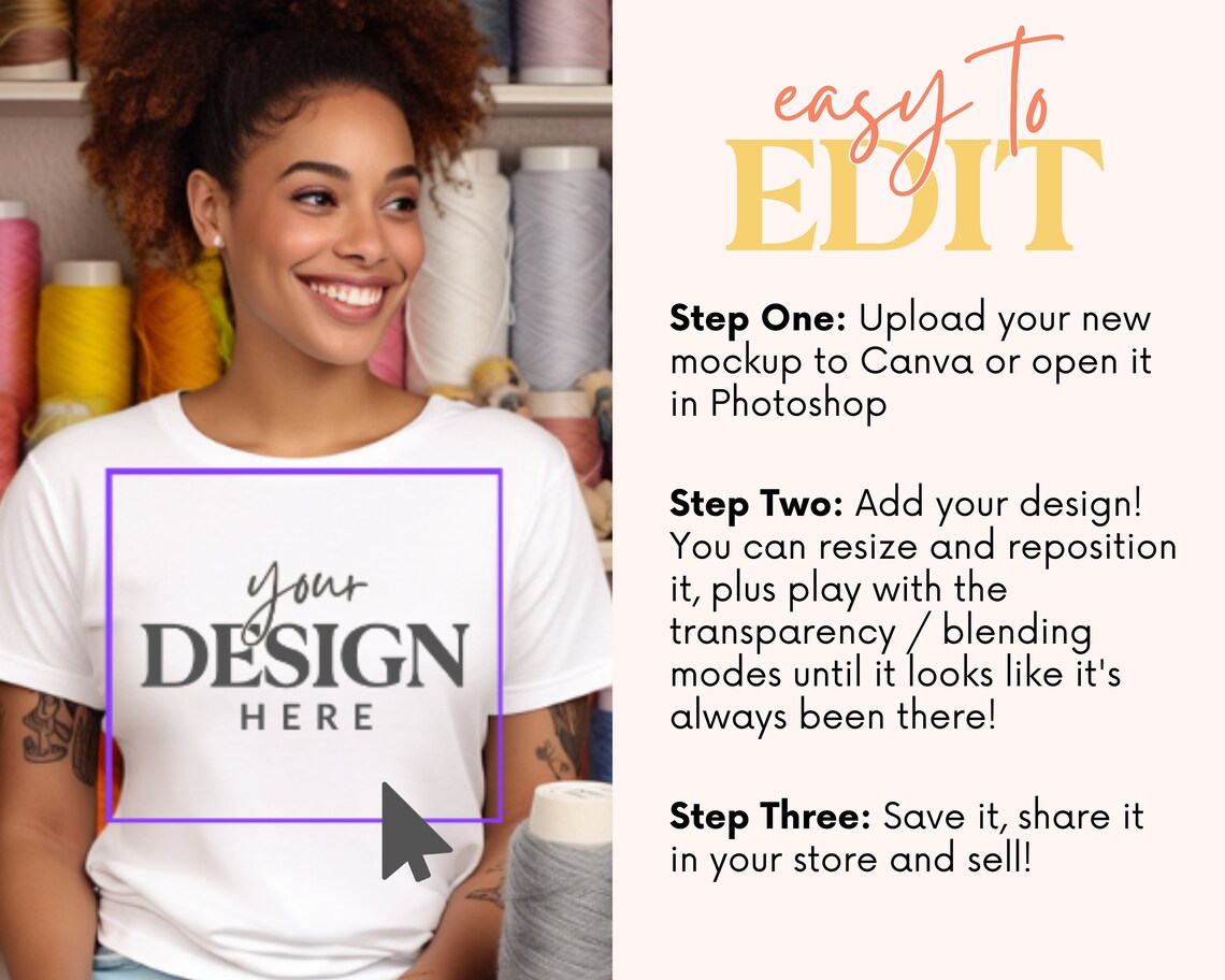 Teacher Mockup White T Shirt Mock up Styled Tshirt Mockup in a ...