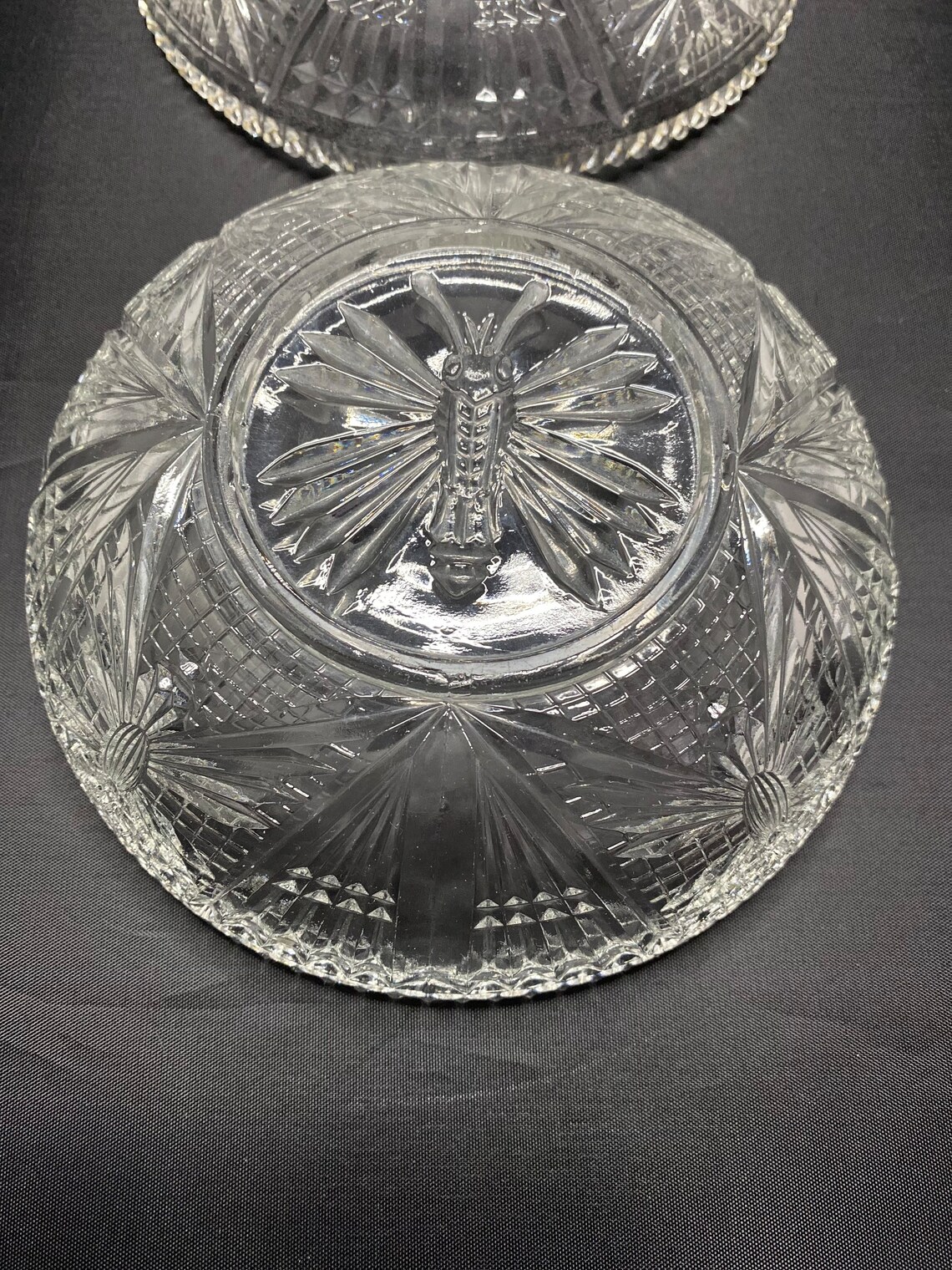 Cut Glass Dishes - Etsy