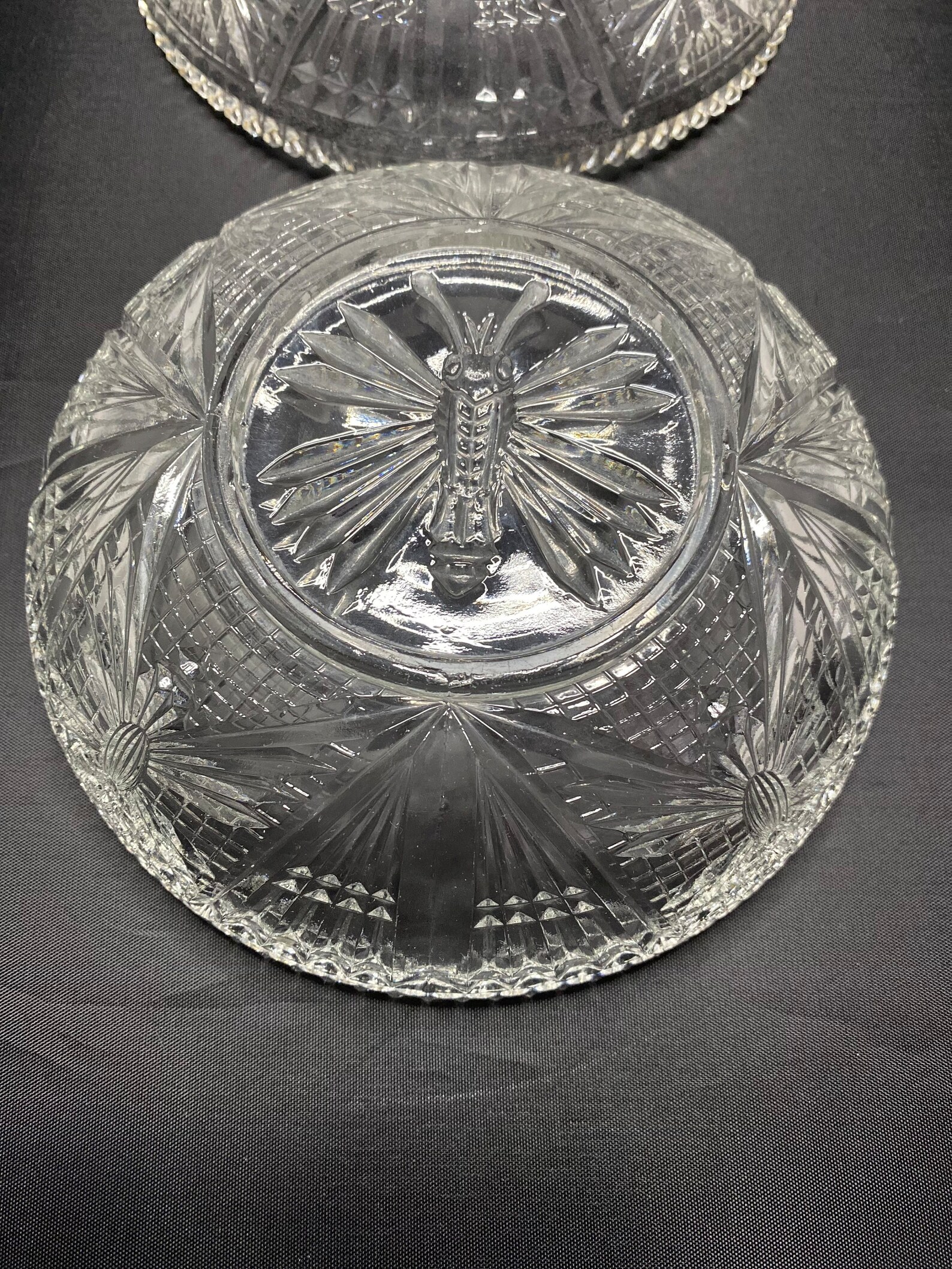 Cut Glass Dishes - Etsy