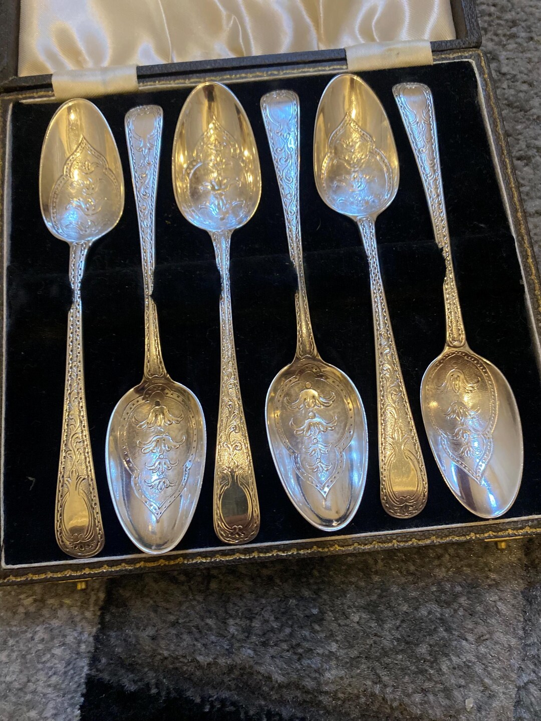 Henry Wilkinson Hallmarked Silver Spoons - Etsy