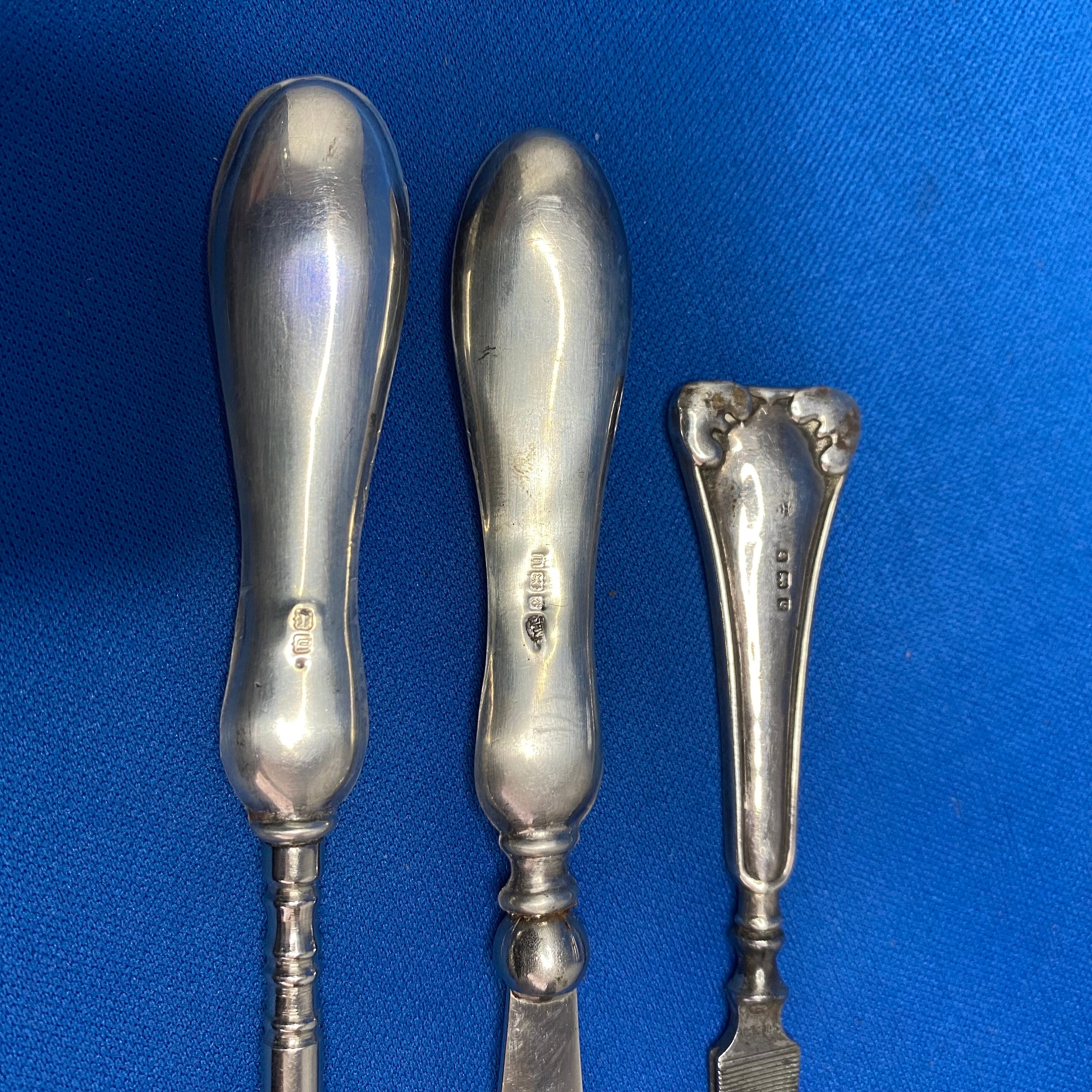 Hallmarked Silver Set - Etsy