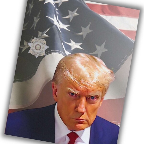 Donald Trump Mugshot Poster - Etsy