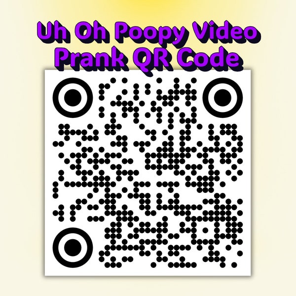Qr Code Png Funny - Etsy