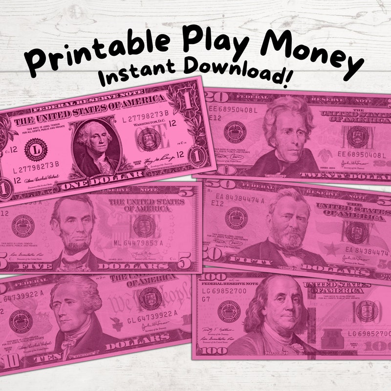 100 Dollar Bill - Etsy