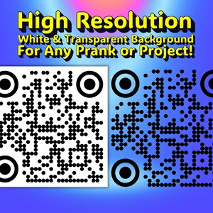 Rick Roll QR Code Funny QR Code Rick Rolled Video Link Prank QR Code ...