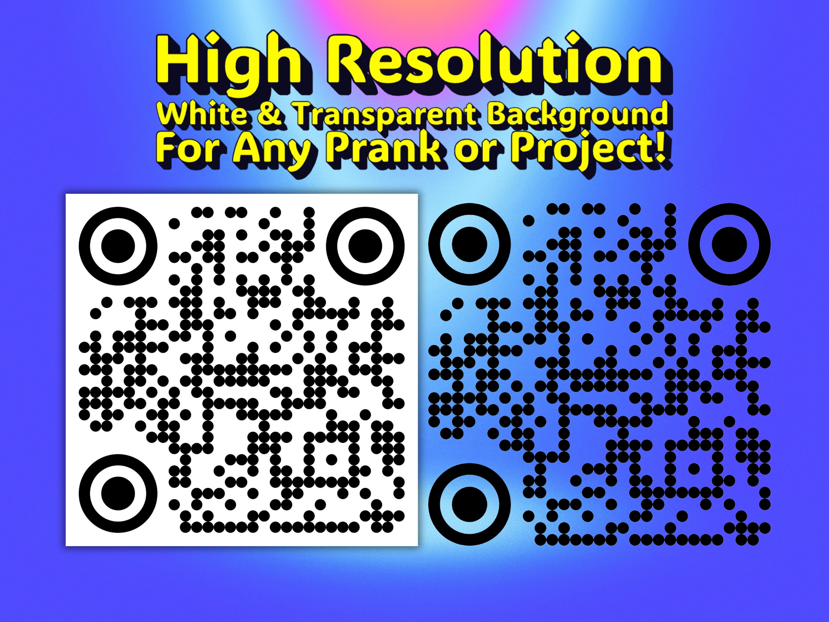 Rick Roll QR Code Funny QR Code Rick Rolled Video Link Prank QR Code ...