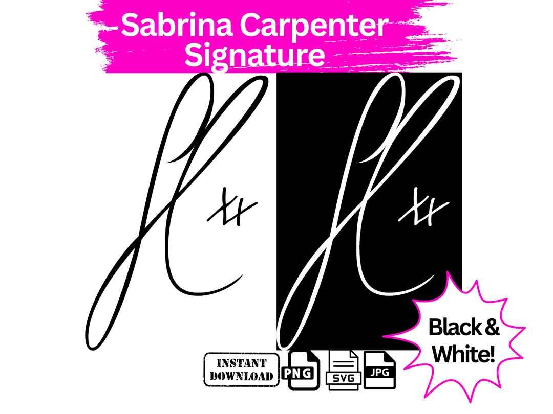Sabrina Carpenter AUTOGRAPH, Sabrina Carpenter Signature SVG & PNG ...