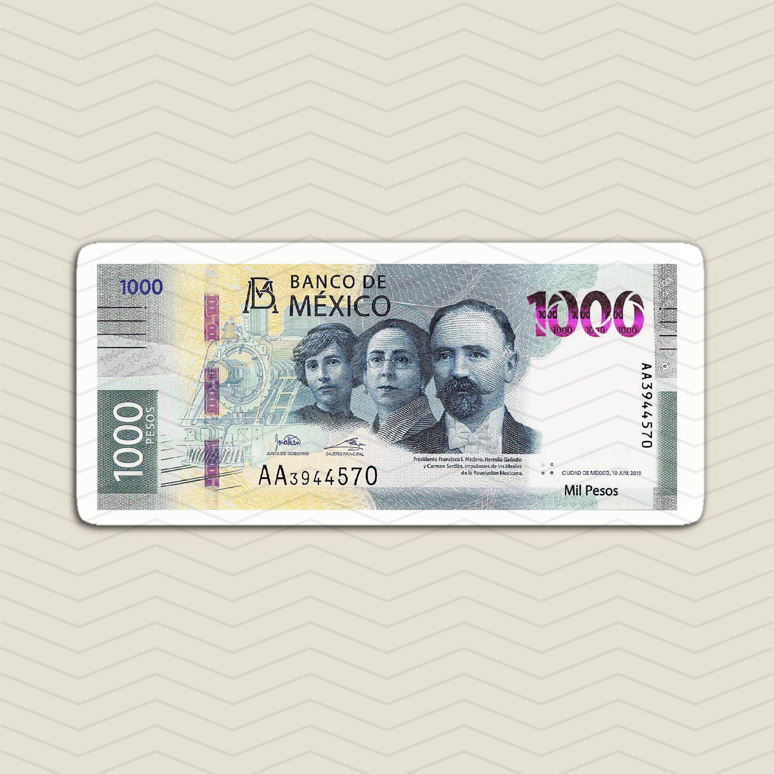 1000 Peso Mexican Banknote PNG & JPG Stock Photos Banco De Mexico Mil ...