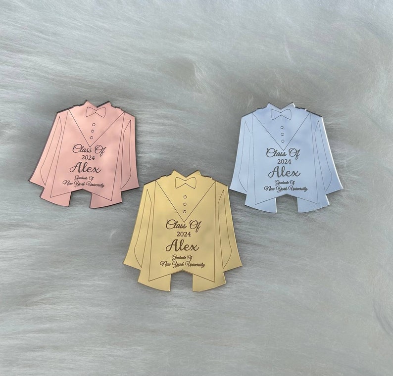 Personalized Graduation Mirror Magnet, Collage Graduation Gifts, Class ...