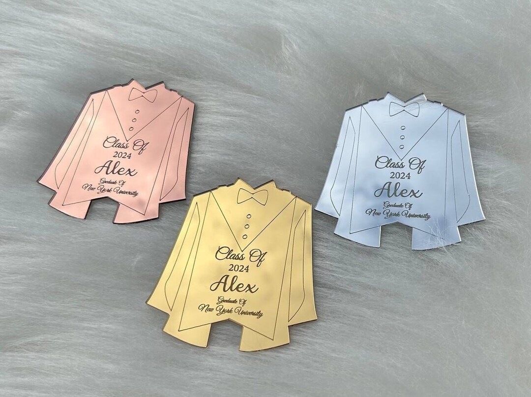 Personalized Graduation Mirror Magnet, Collage Graduation Gifts, Class ...