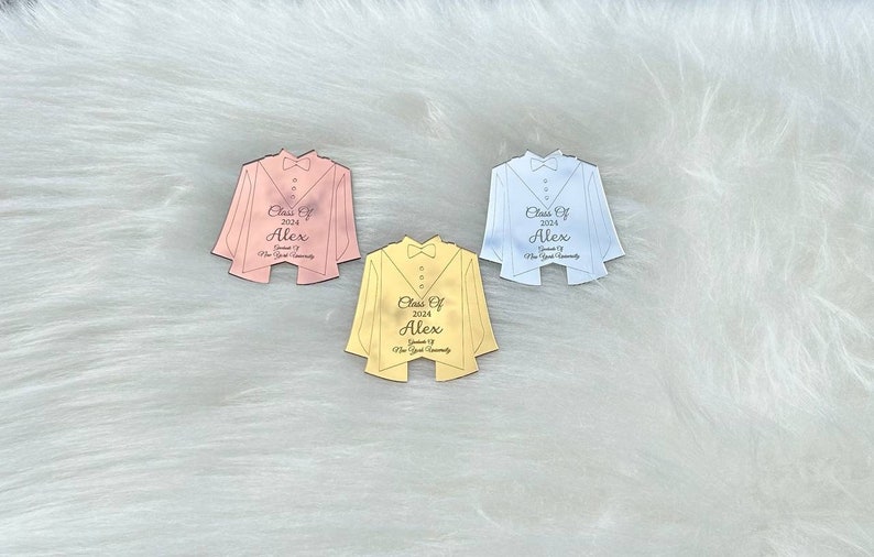 Personalized Graduation Mirror Magnet, Collage Graduation Gifts, Class ...