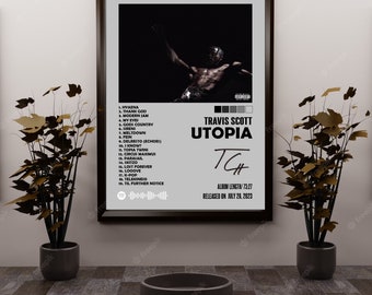 Travis Scott Utopia Modern Poster - Etsy