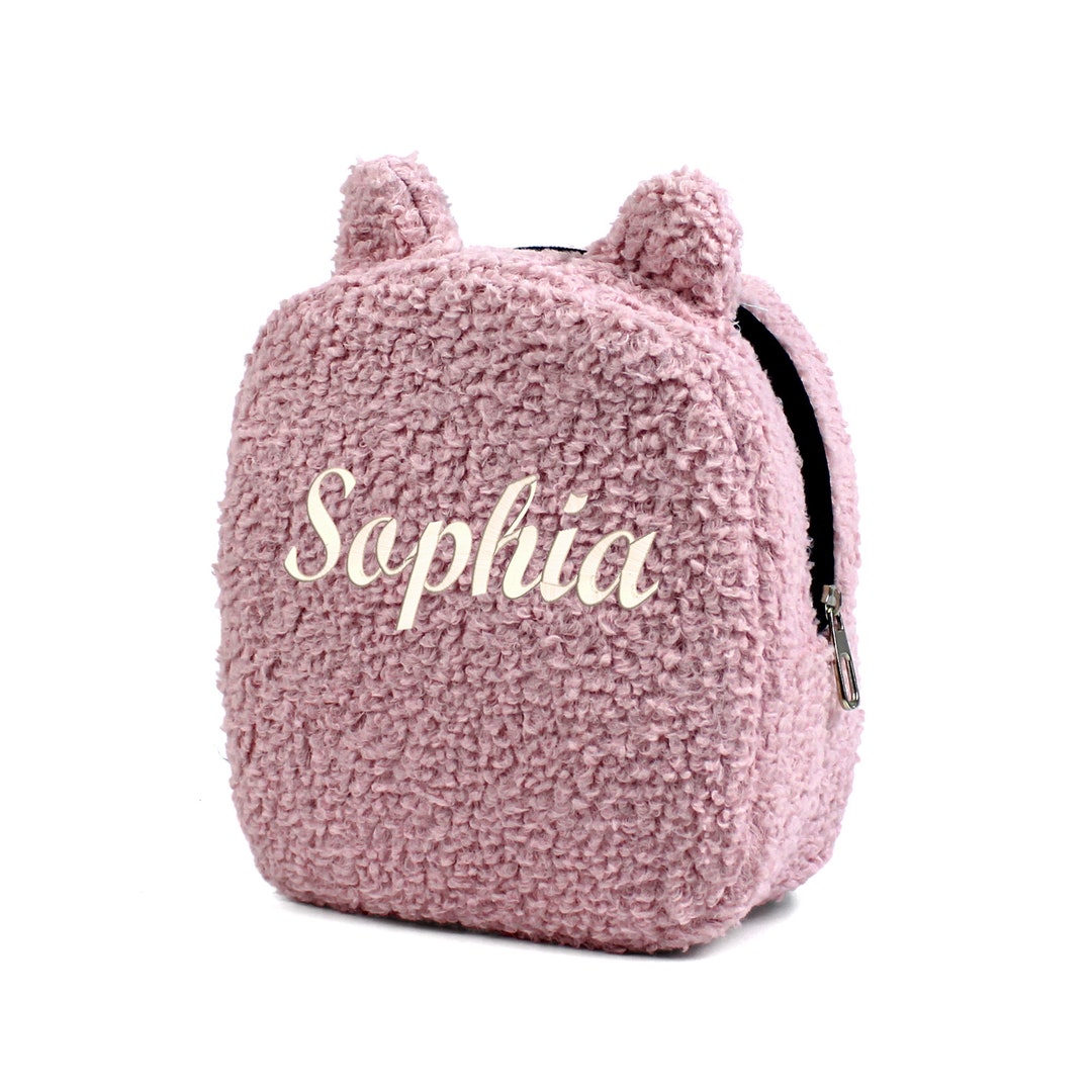 Customized Pink Kids Backpack, Personalized Birthday Gift for Toddler ...