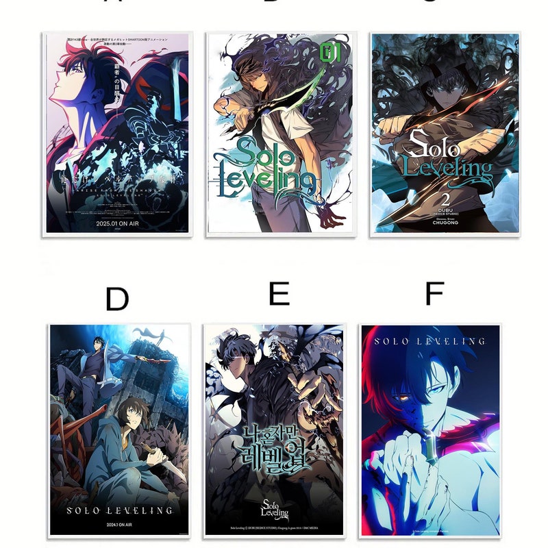 Solo Leveling Wall Poster - Etsy