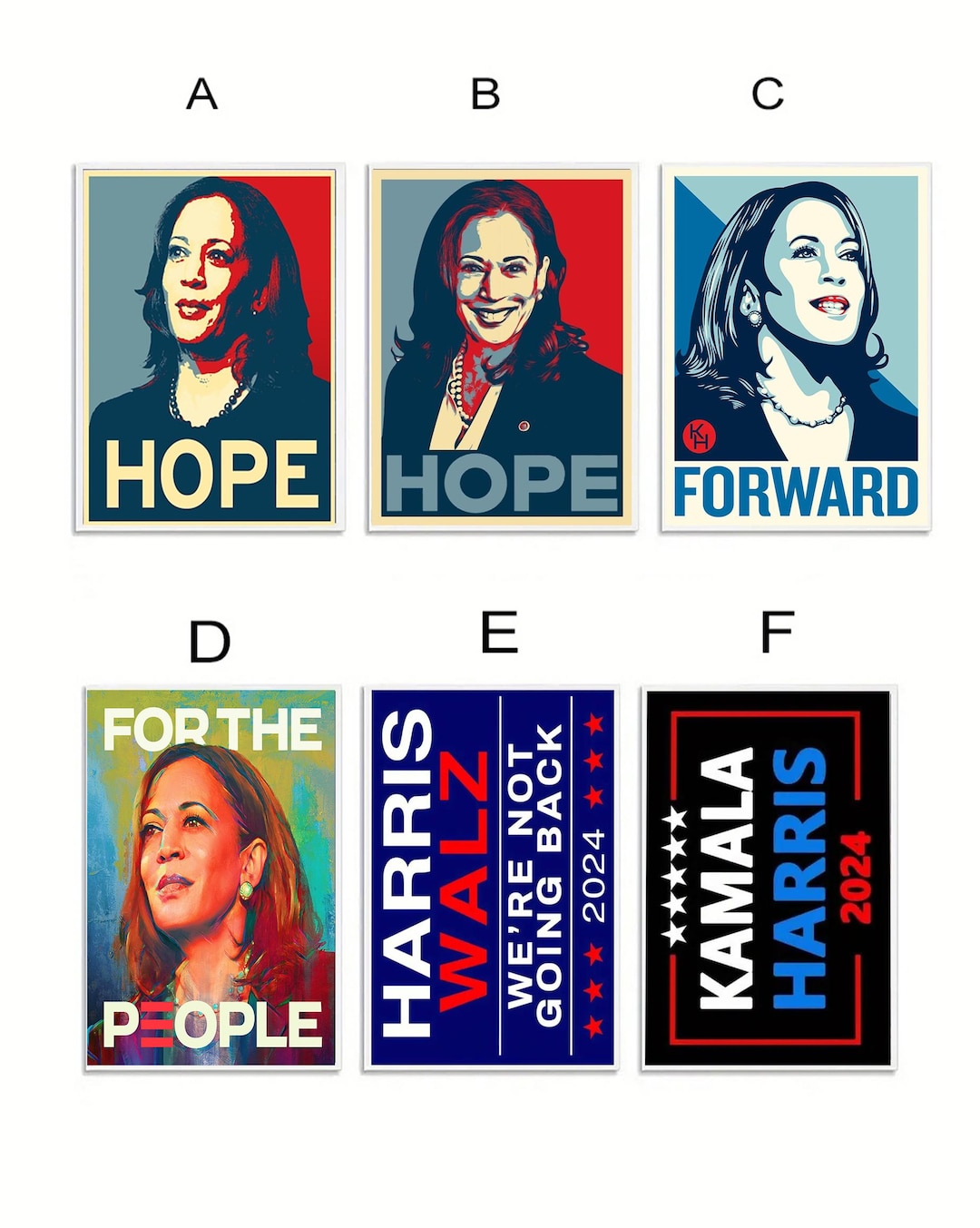 Kamala Harris HOPE 2024 Poster - Etsy UK