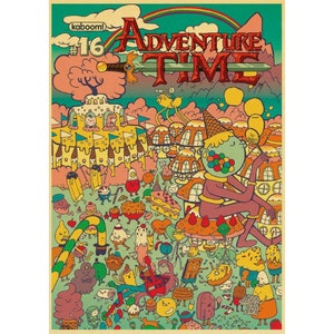 Adventure Time Cartoon Movie Poster, Adventure Time Print Poster, No ...