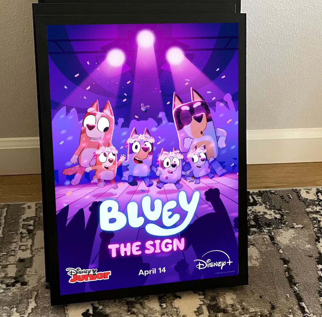 Bluey Special the Sign Poster - Etsy UK