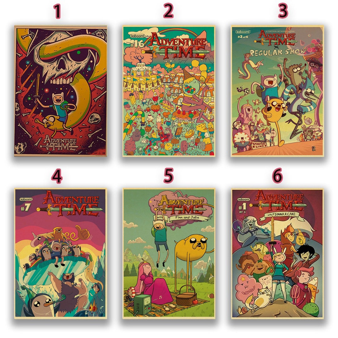 Adventure Time Cartoon Movie Poster, Adventure Time Print Poster, No ...