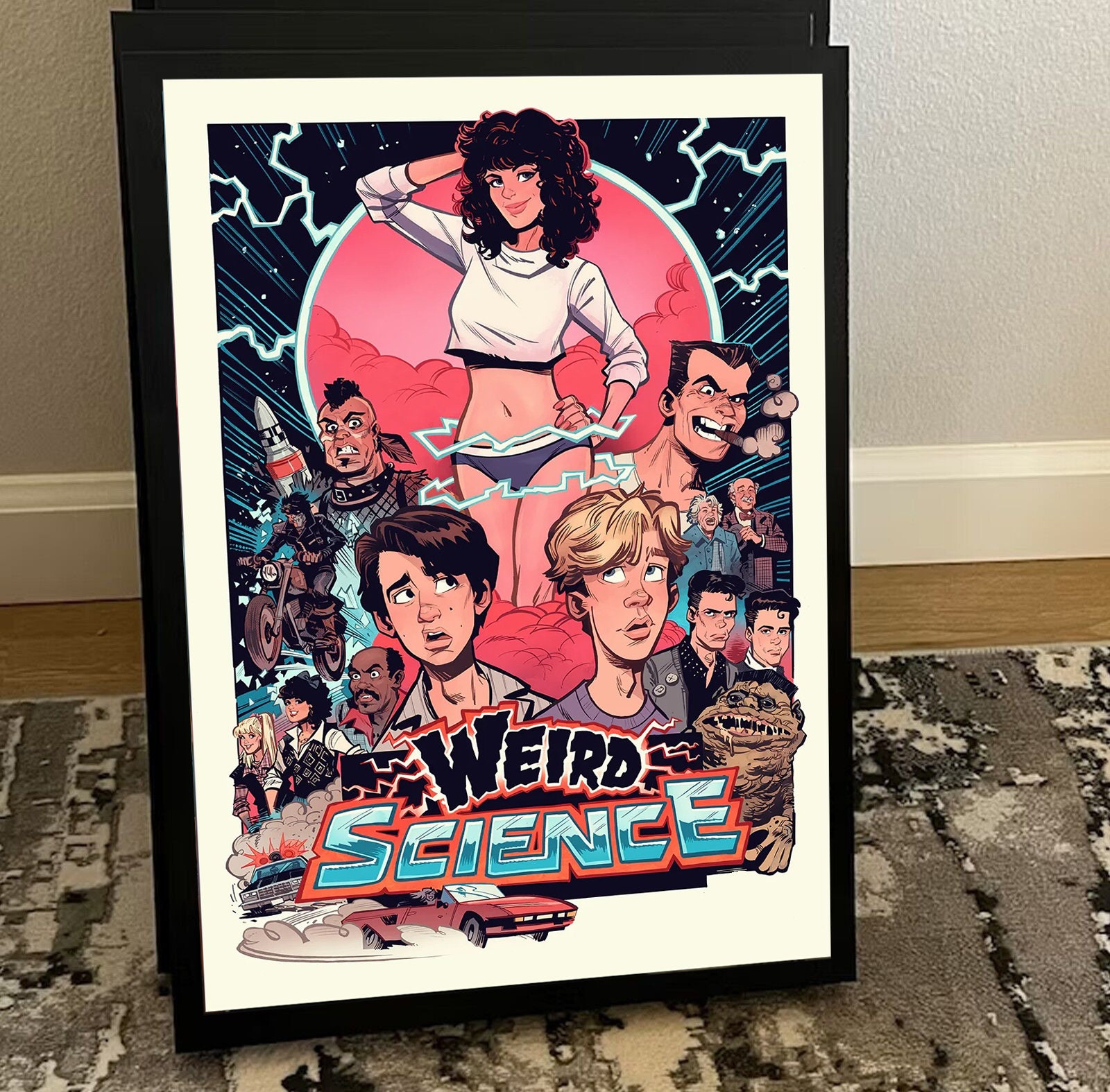 1985 Weird Science Movie Poster - Etsy
