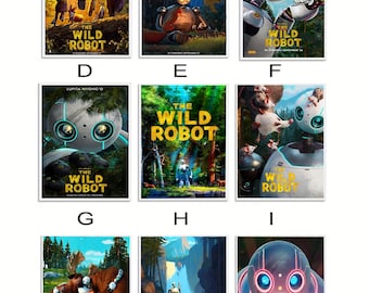WILD ROBOT 2024 Original 27x40 Advance Movie Poster b Voices of Lupita ...