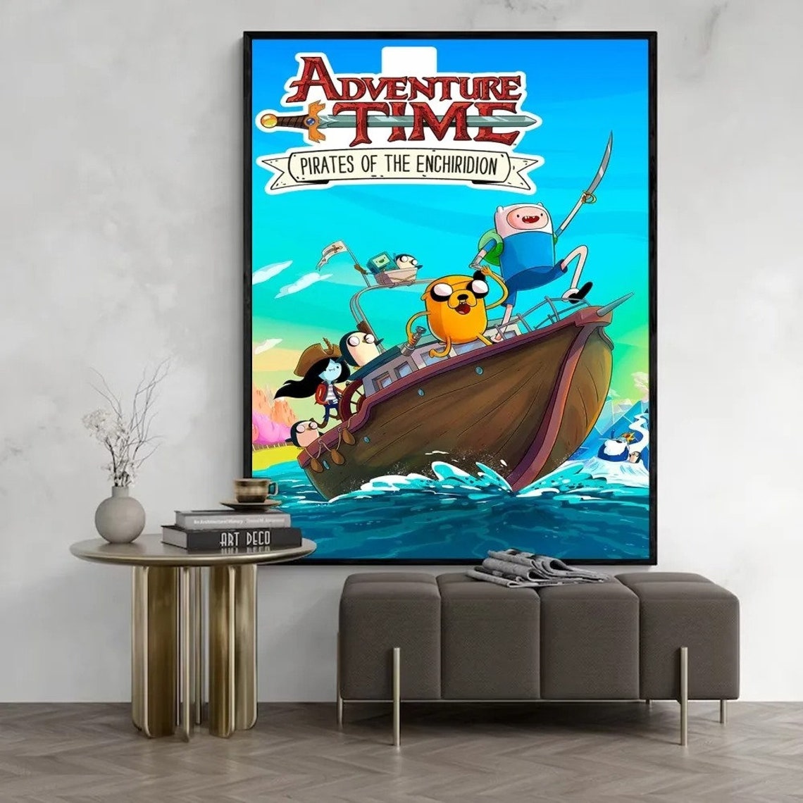 Cartoon Adventure Times Poster Adventure Time With Finn and Jake Poster ...
