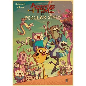 Adventure Time Cartoon Movie Poster, Adventure Time Print Poster, No ...