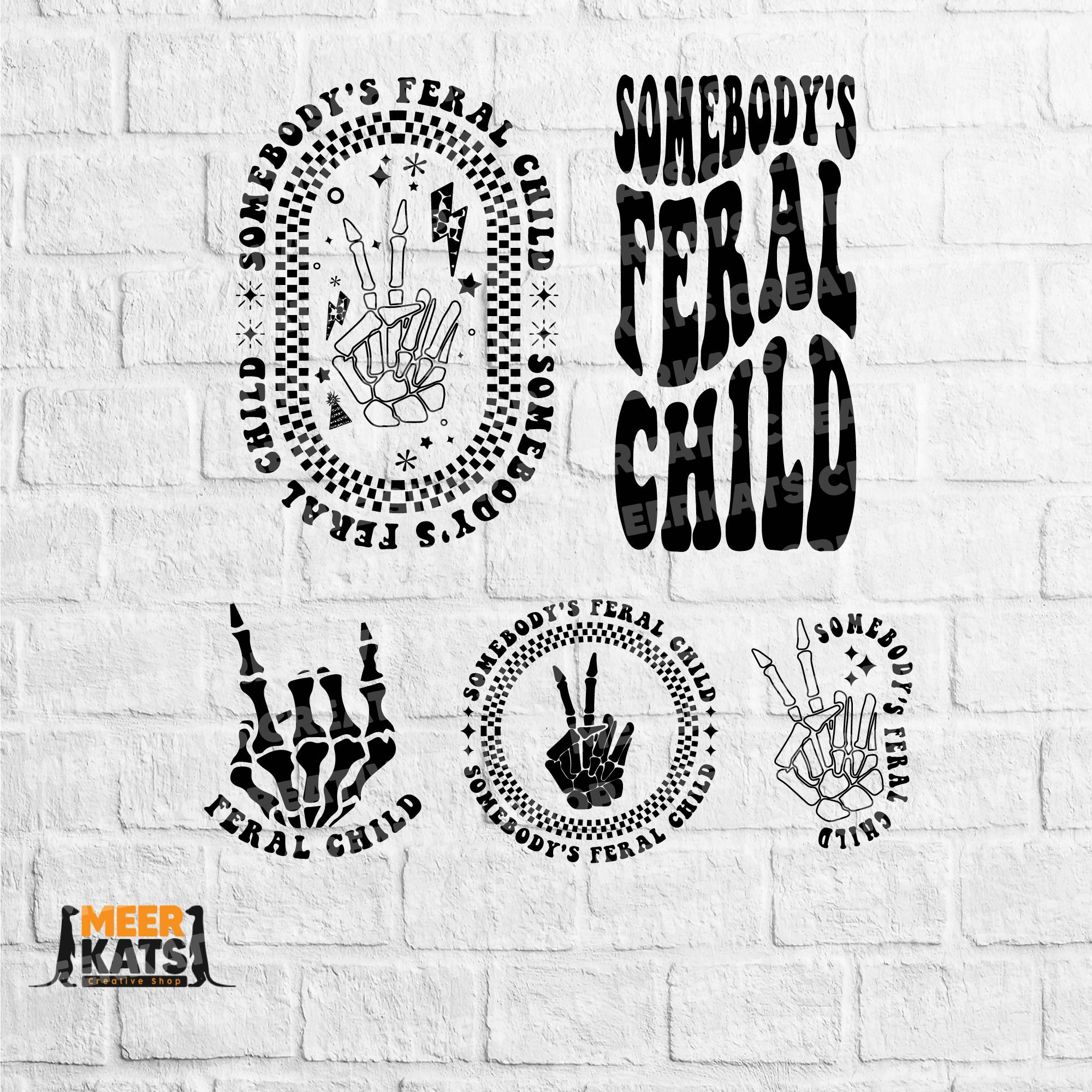 Somebody's Feral Child Svg, Feral Child Png, Funny Toddler Svg ...