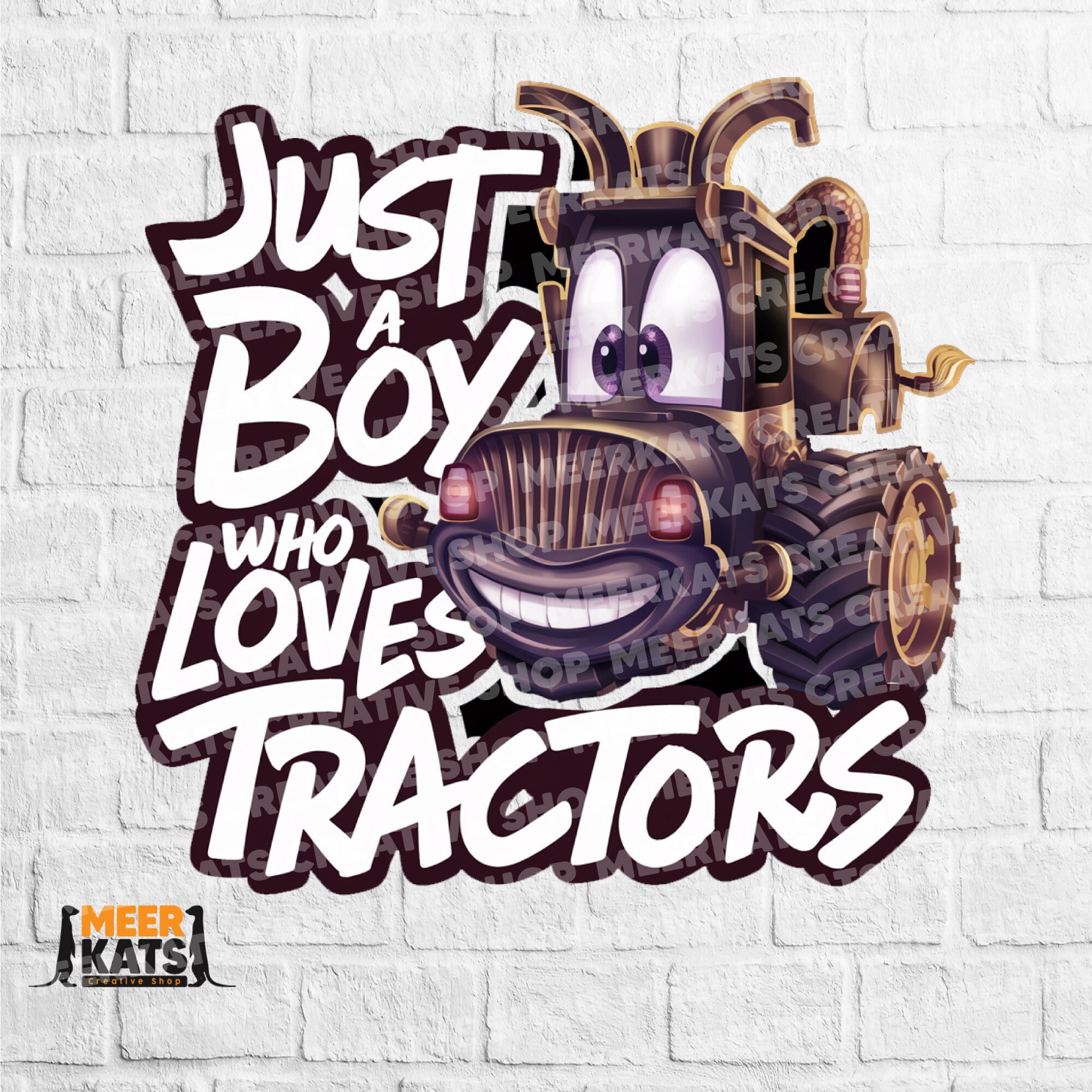 Just A Boy Who Loves Tractors Png, Farm Life Png, Farmer Boy Png ...