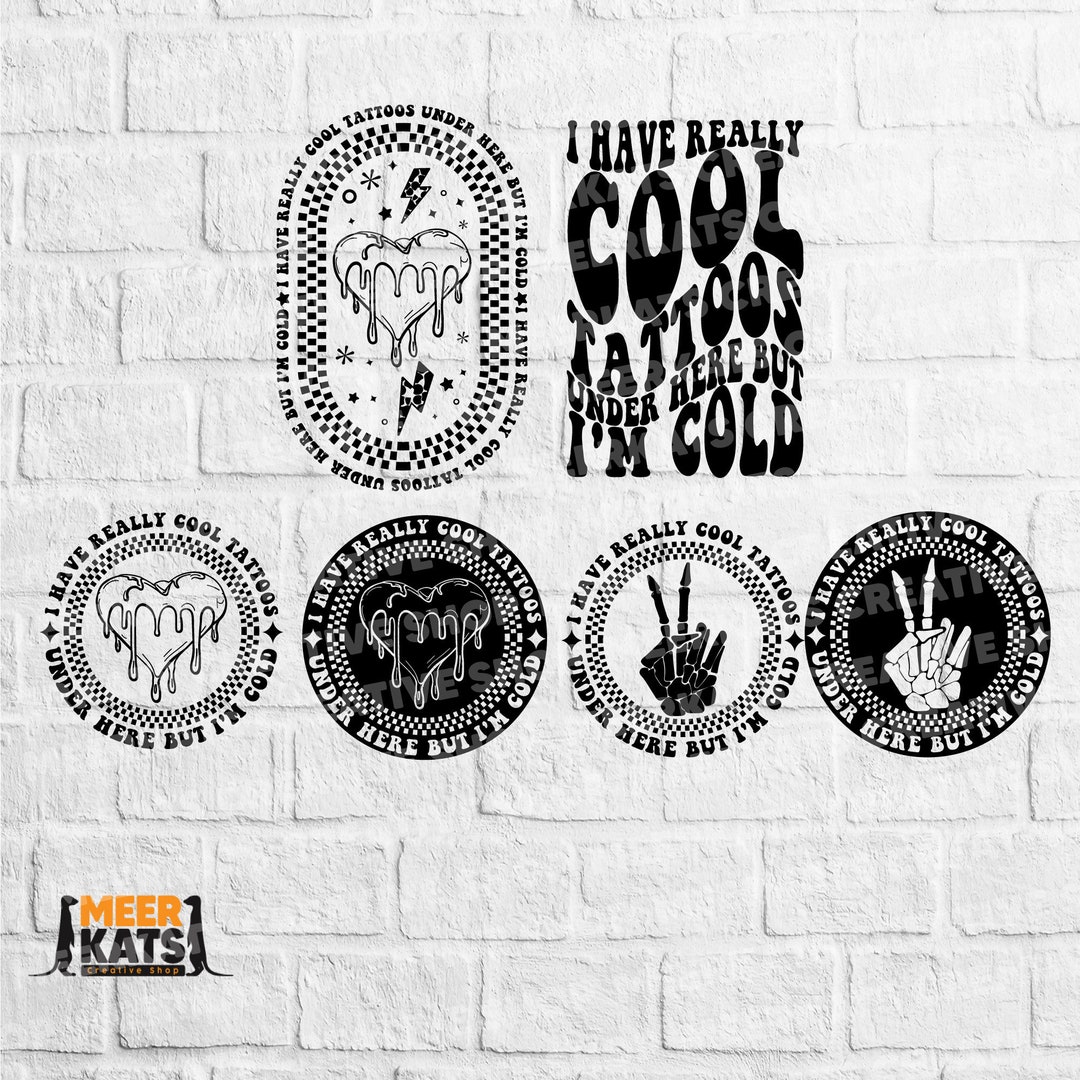 Cool Tattoos Svg, Adult Humor Quote, Tshirt Design (digital Download ...