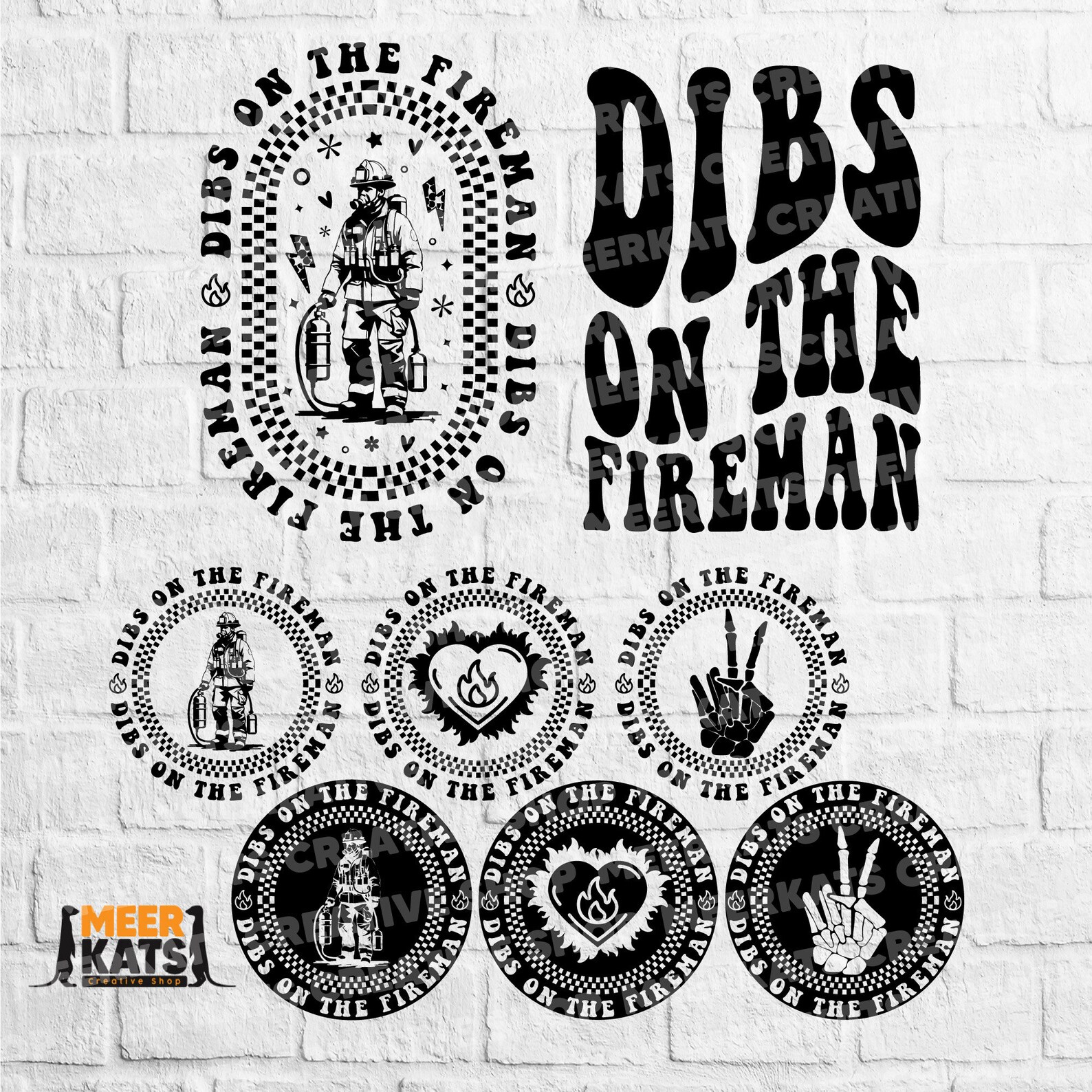 Dibs on the Fireman SVG - Funny Firefighter Wife Design (digital ...
