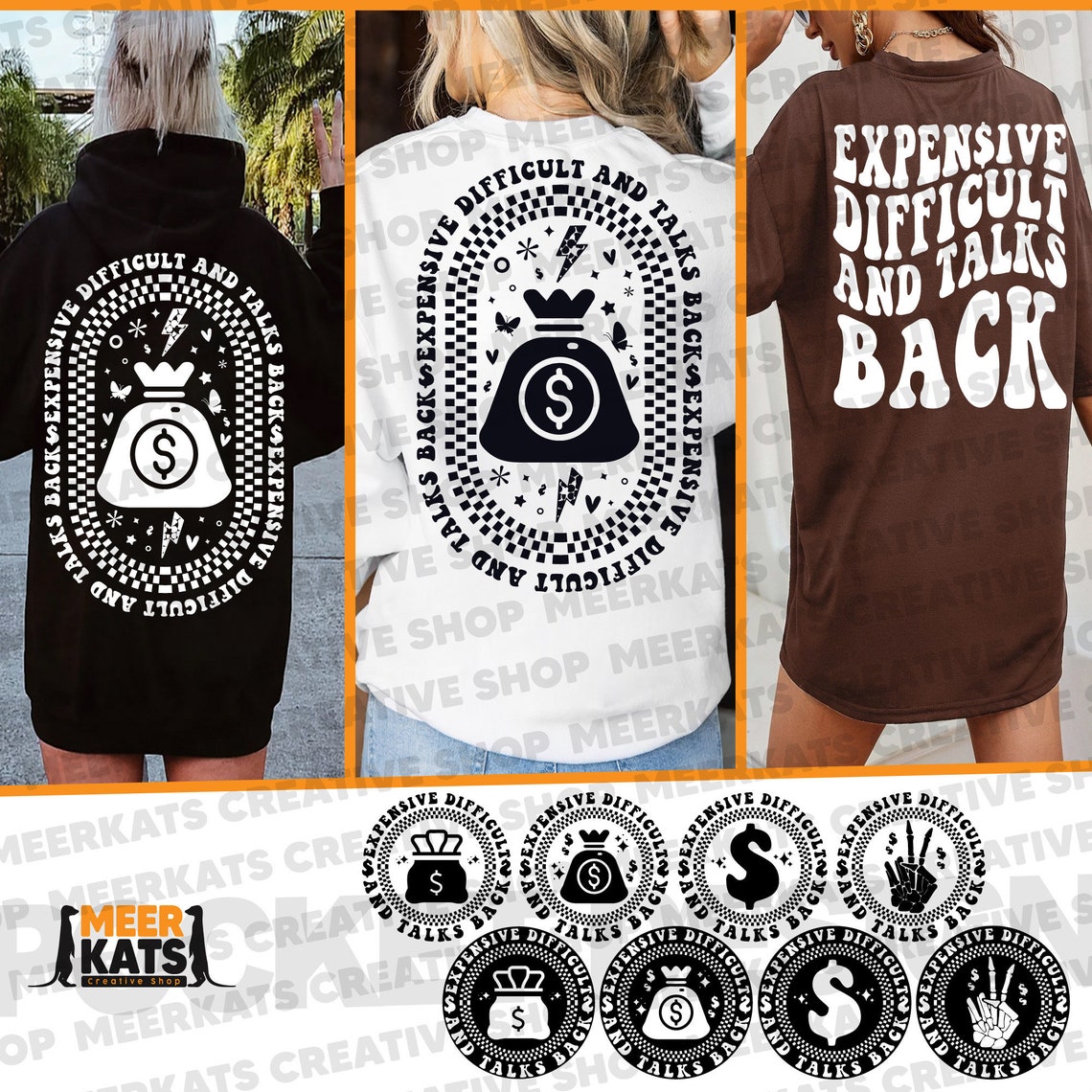 Expensive Difficult and Talks Back Svg, Expensive and Difficult Png ...