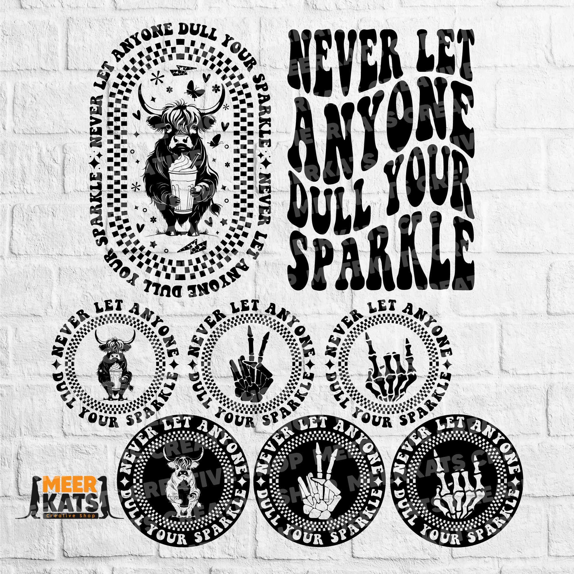 Never Let Anyone Dull Your Sparkle Svg, Popular Svg, Strong Woman Svg ...