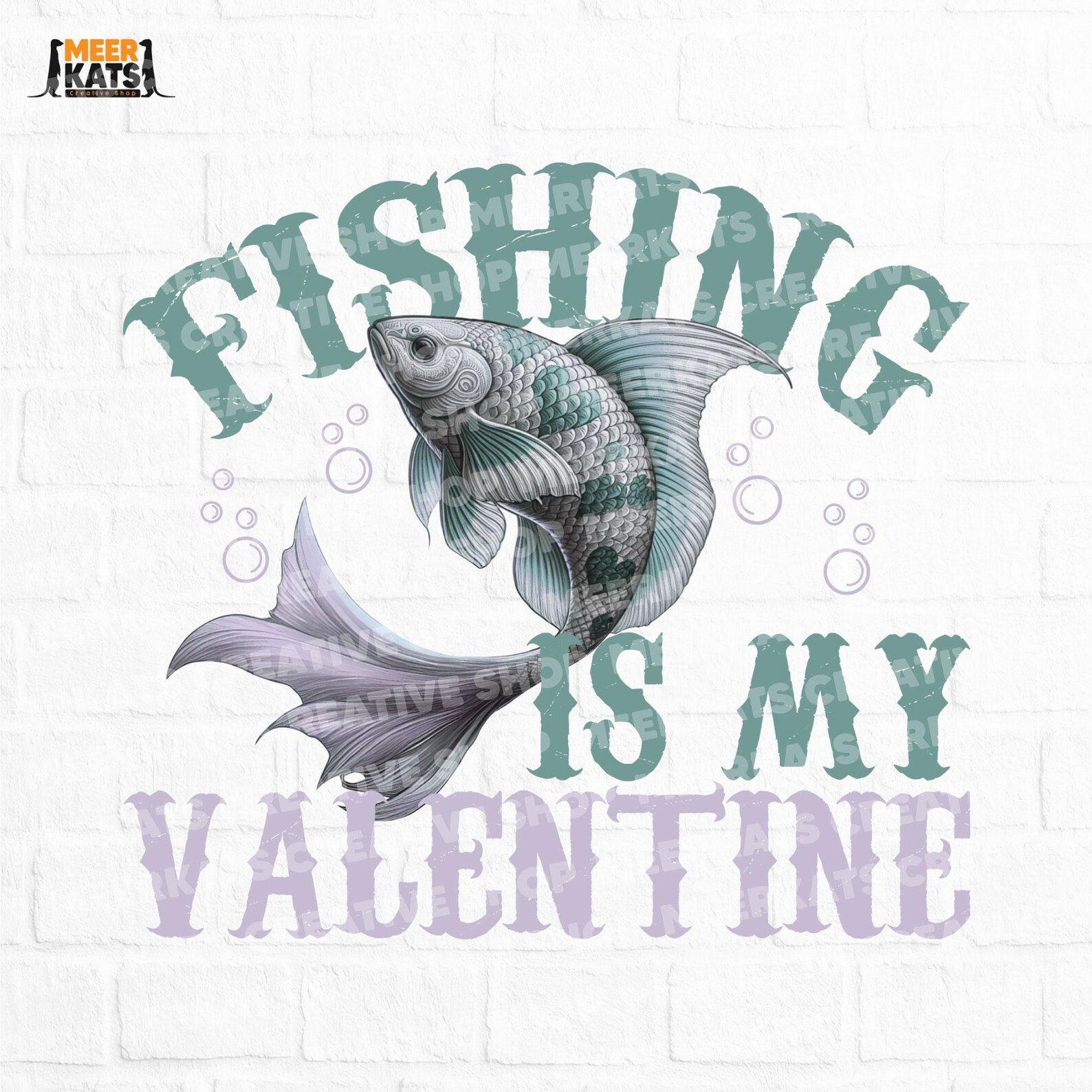 Fishing is My Valentine Png, Cute Valentine’s Day Fishing Design for ...