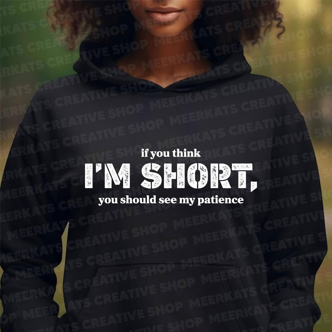 Funny Short People Quote SVG – “if You Think I’m Short…” Sarcastic ...