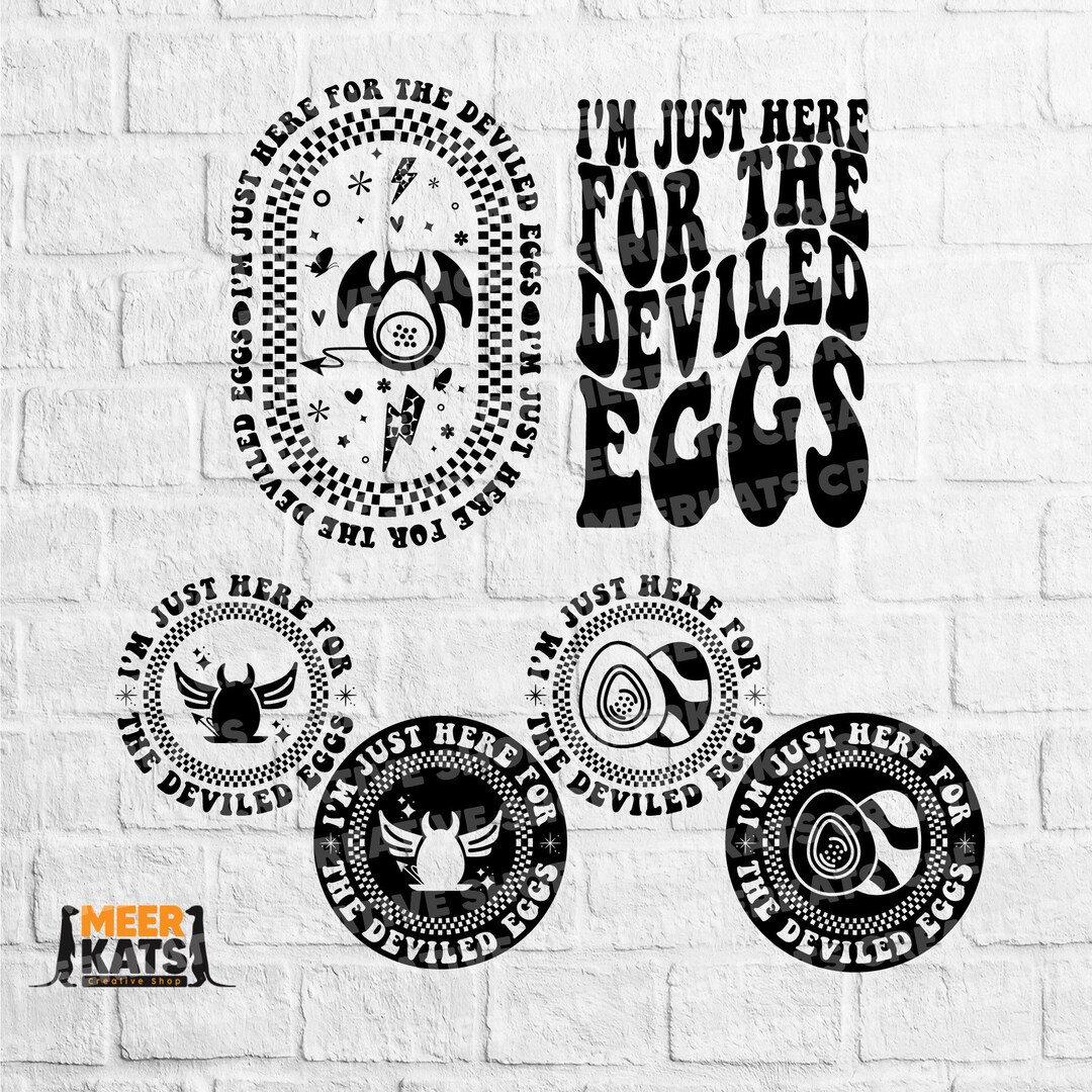 I'm Just Here for the Deviled Eggs Svg, Adult Humor Svg, Fall Quotes ...