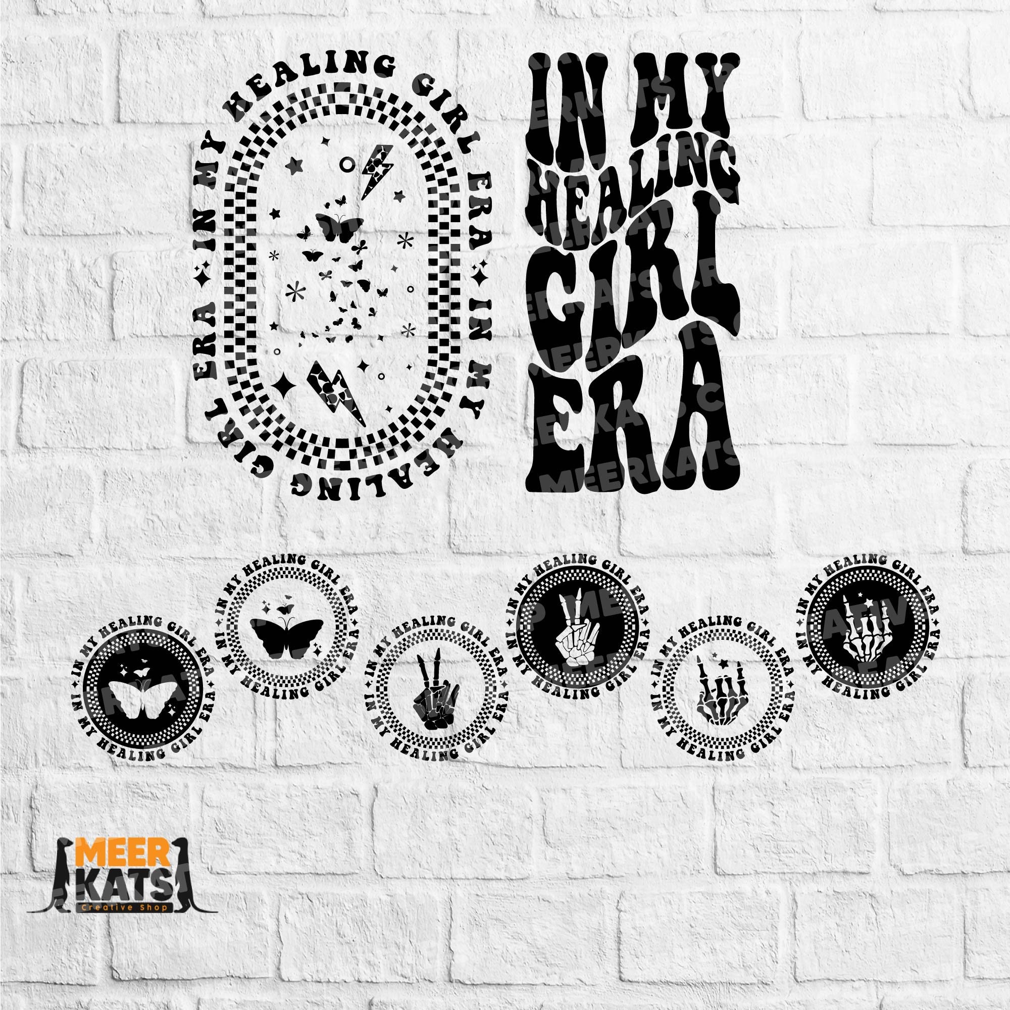 In My Healing Girl Era Png, Mental Health Svg, Positive Sublimination ...