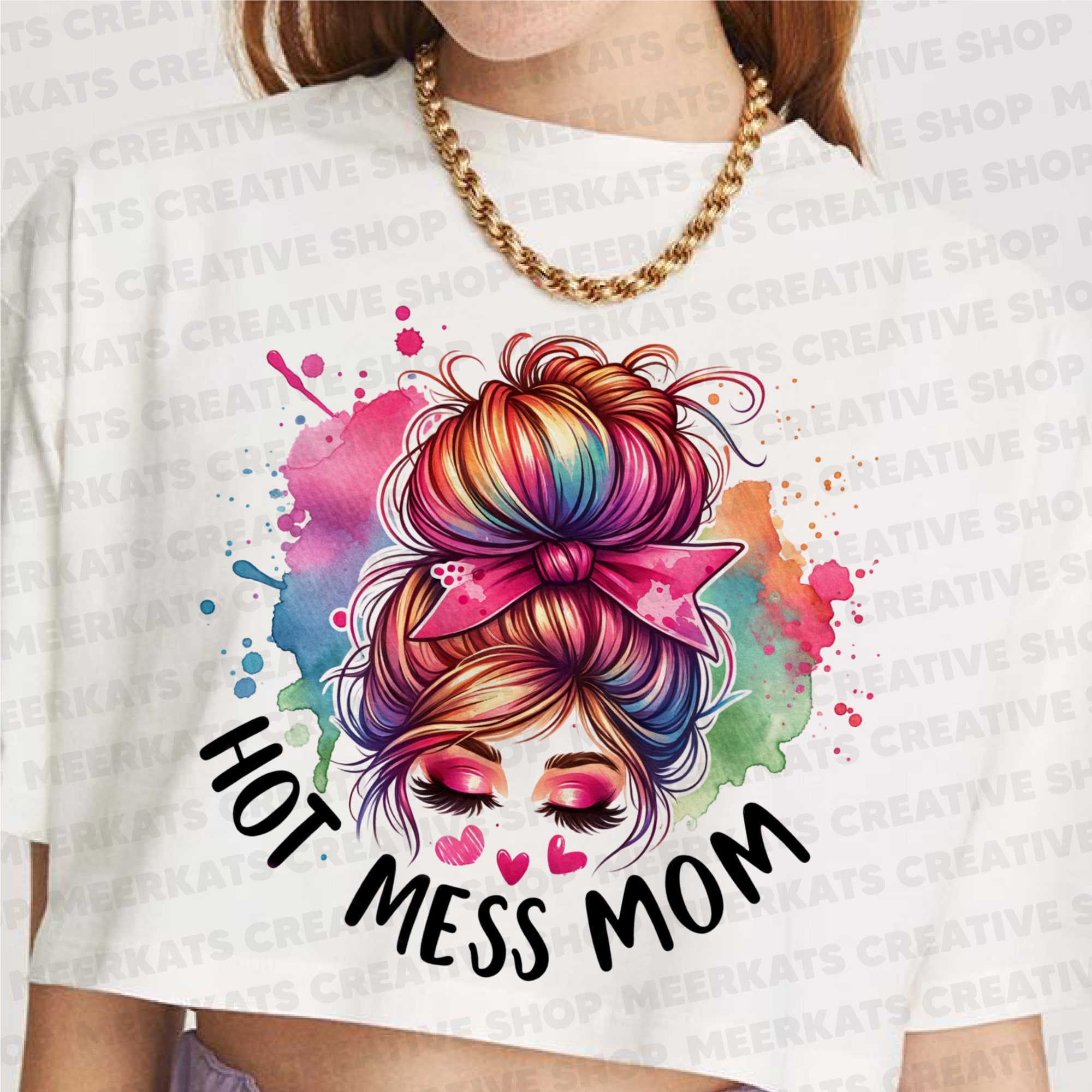 Hot Mess Mom Png, Colorful Mom Png, Hot Mama Png, Mom Sublimation, Mom ...