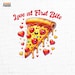 Love at First Bite PNG - Cute Pizza Slice Design, Digital Download ...