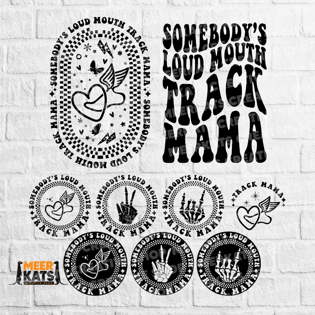 Somebody's Loud Mouth Track Mama Svg, Track Mom Svg, Sport Mom Svg ...