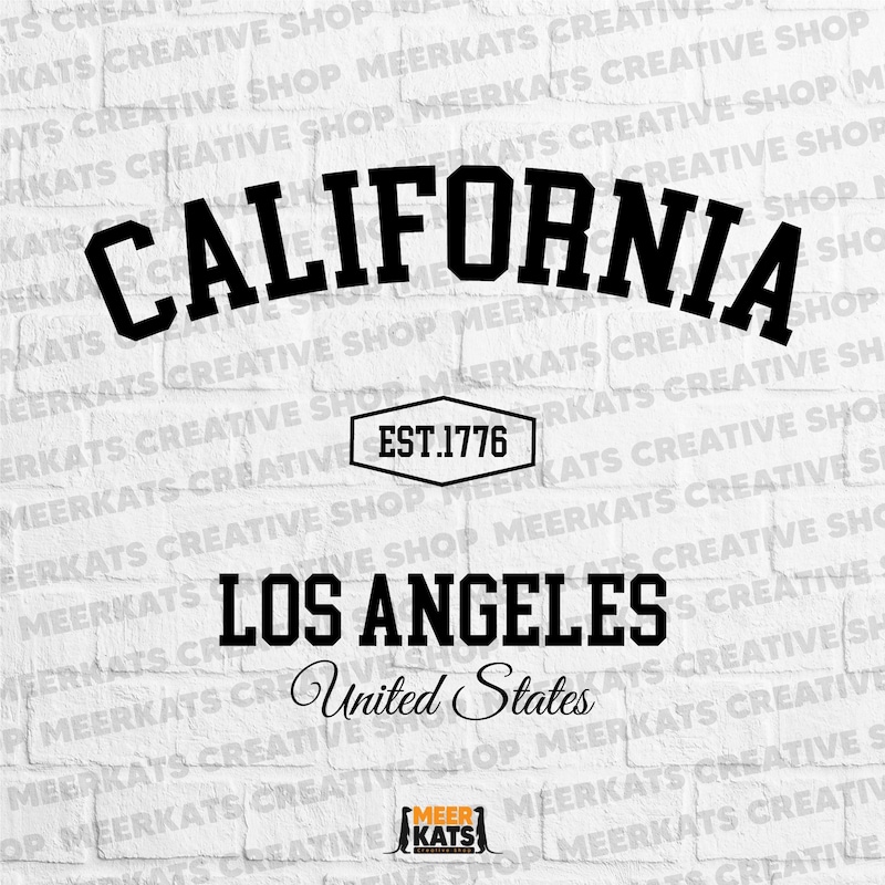 Los Angeles Font - Etsy