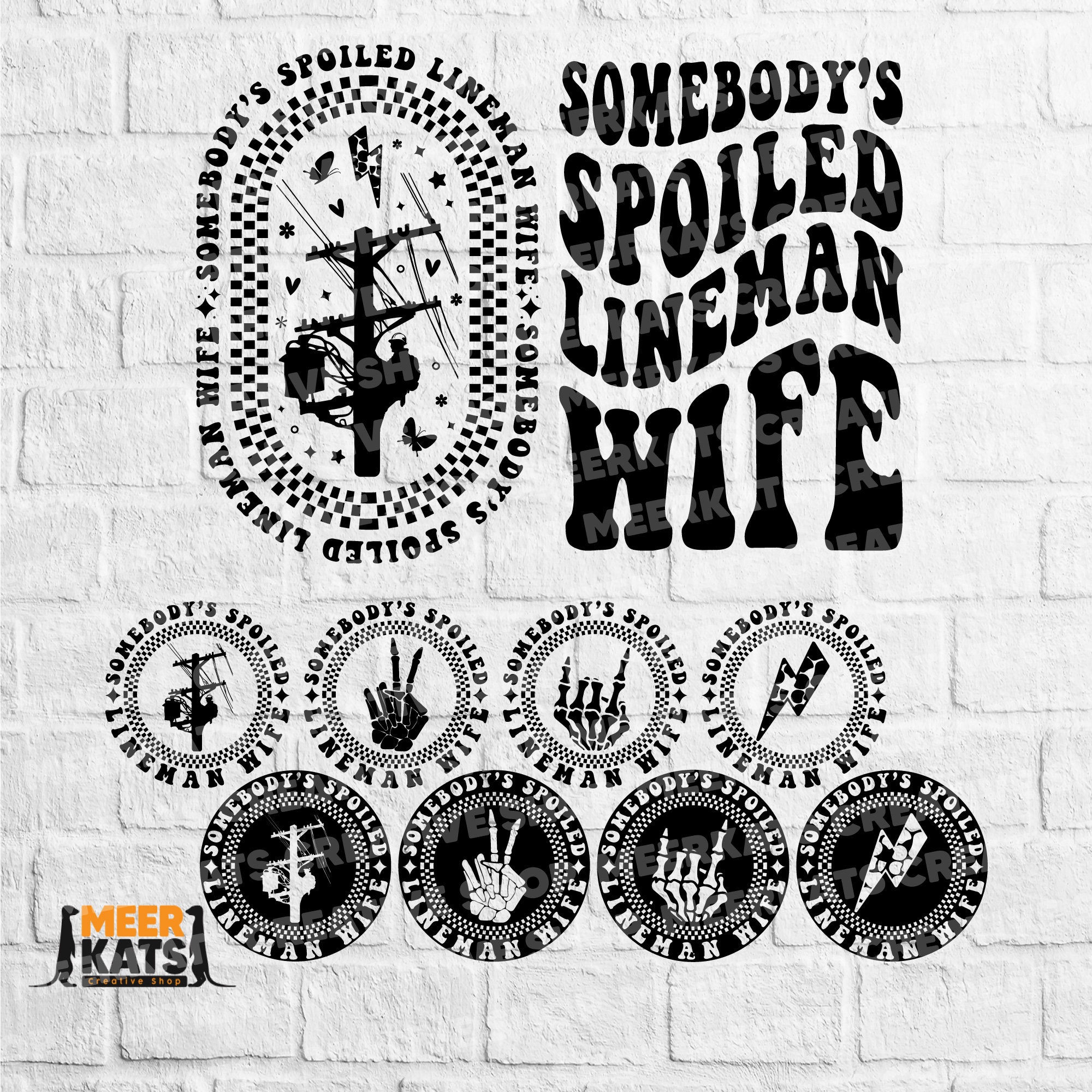 Somebody's Spoiled Lineman Wife Svg, Lineman Wife Png, Lineman ...