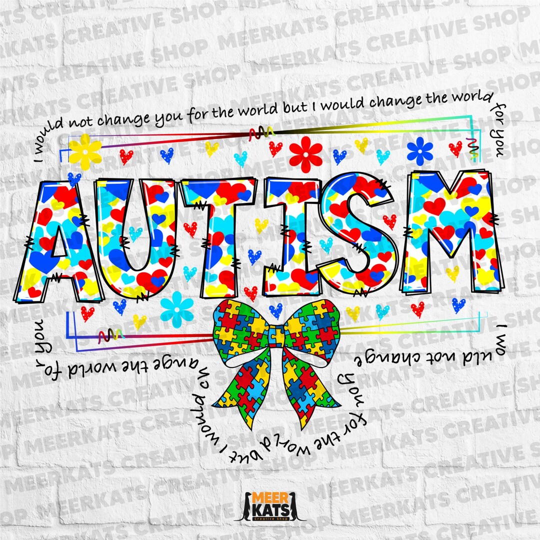 Autism Awareness Coquette Png, Retro Autism Bow Png, Autism Mama Png ...