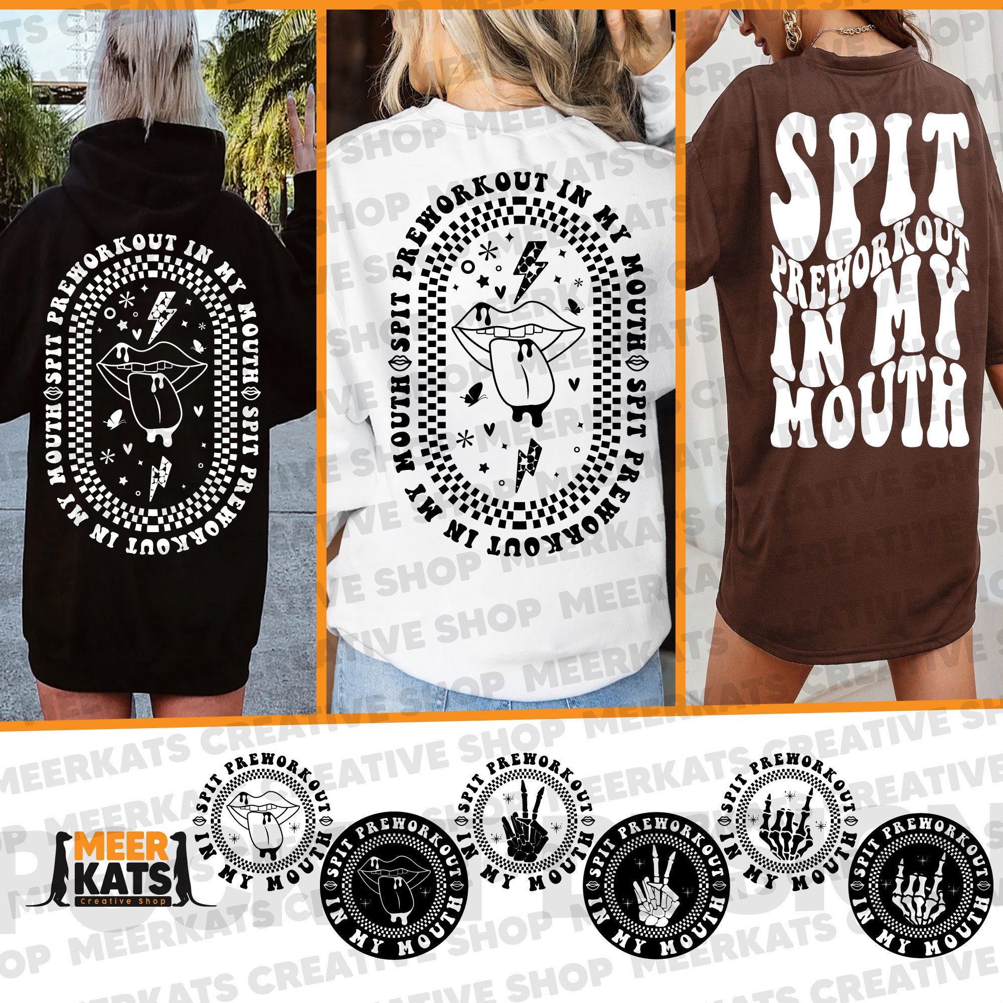 Spit Preeworkout in My Mouth Svg, Sublimation Svg, Motivational Svg ...