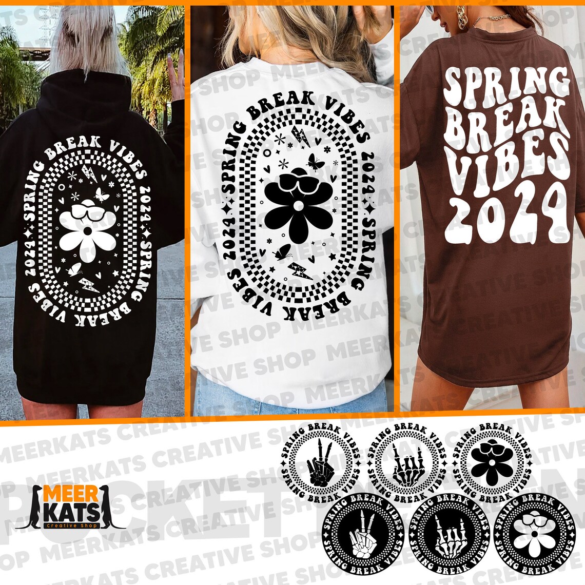 Spring Break 2024 Svg, Beach Vacation Svg, Break Vibes Svg, Spring ...