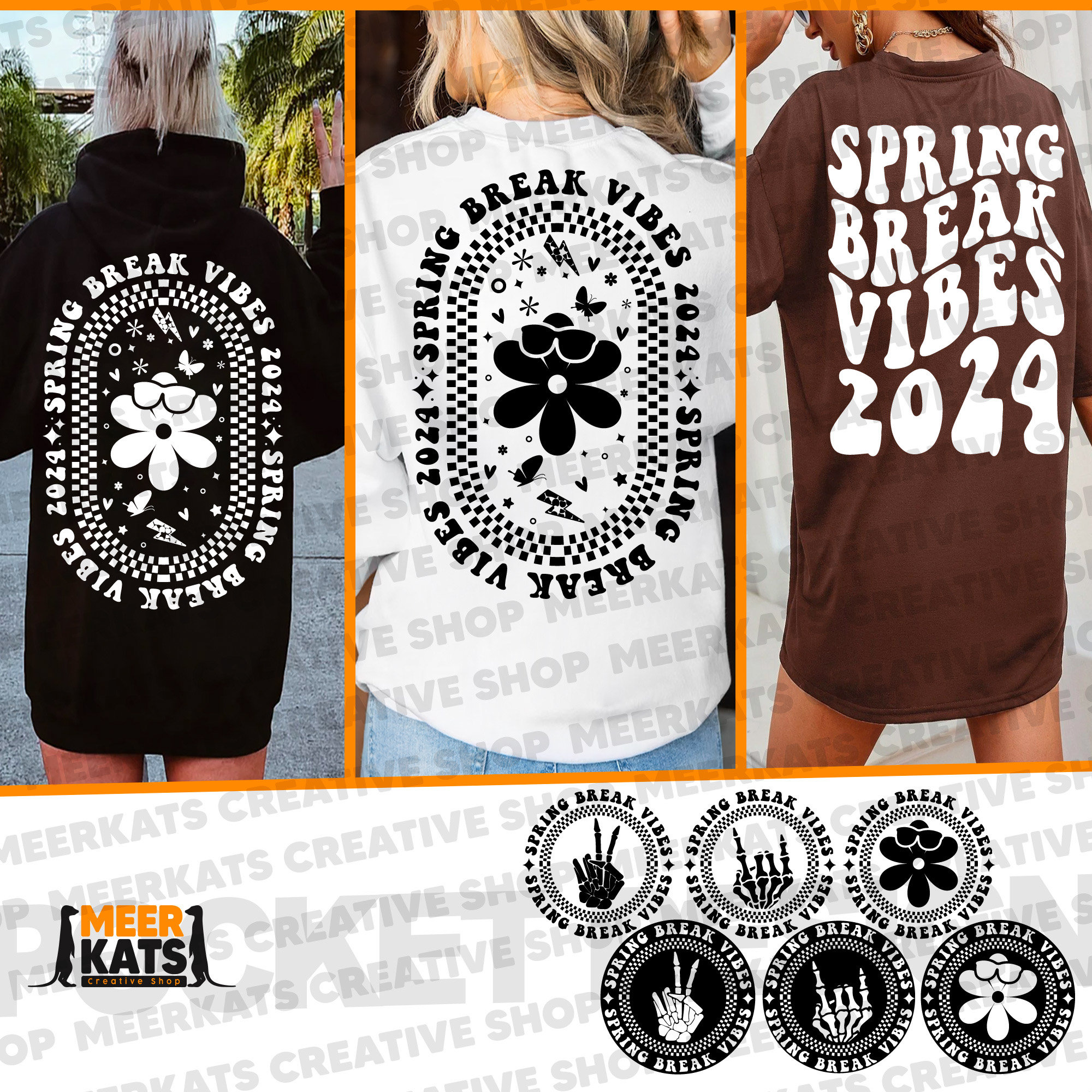 Spring Break 2024 Svg, Beach Vacation Svg, Break Vibes Svg, Spring ...